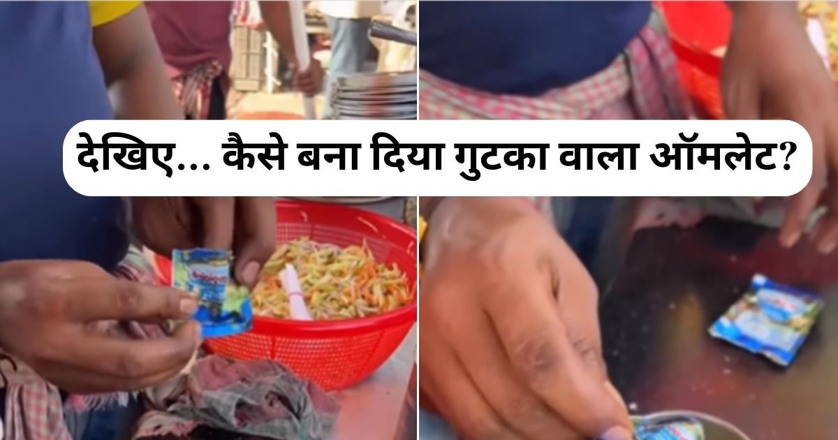 मार्केट में आया गुटके वाला ब्रेड-ऑमलेट, इसे खाएं या थूके? कंफ्यूजन में ...