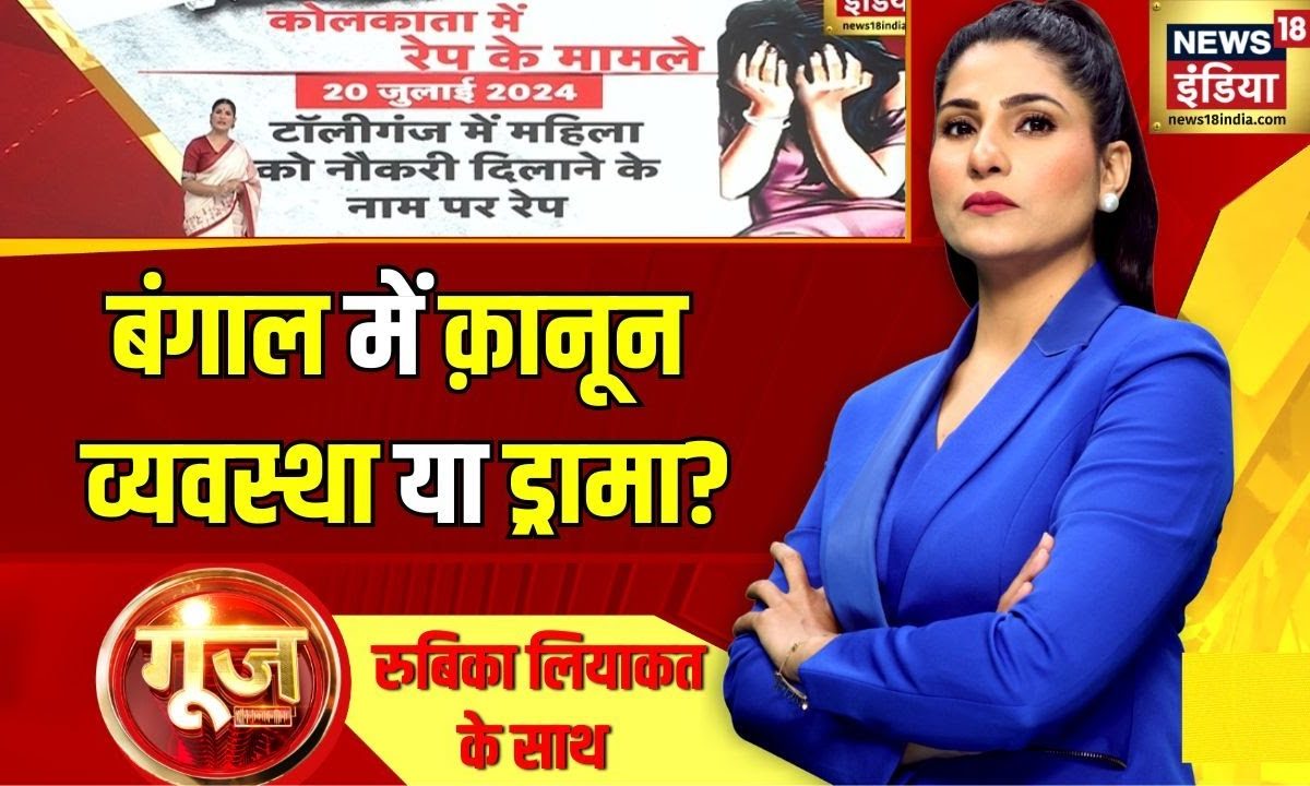 Kolkata rape-murder case: कोलकाता में रेप के मामले | Mamata Banerjee | Goonj | Rubika Liyaquat ...