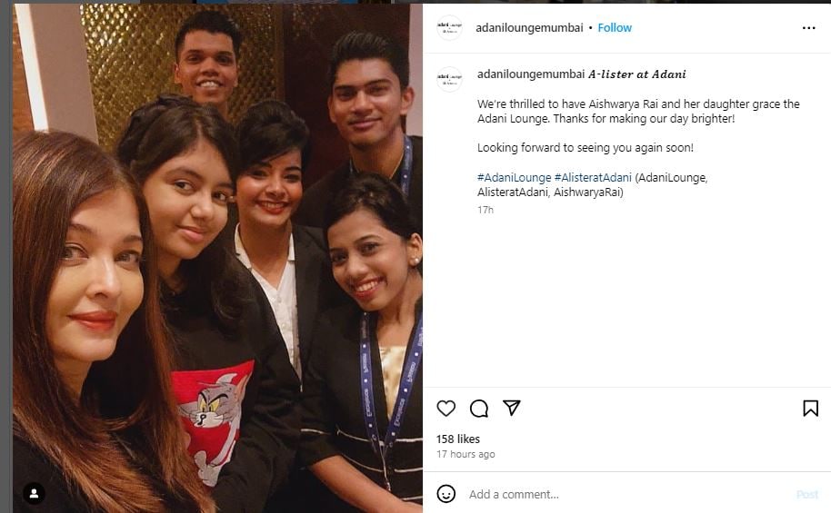 Aishwarya Rai की नई सेल्फी आउट, तलाक की खबरों से बेफिक्र दिखीं अभिषेक ...