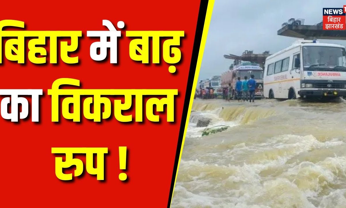 Bihar Flood News : Bihar में बाढ़ के विकराल रुप देखिए ! | Flood Alert in Bihar | Top News ...