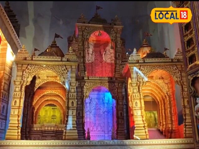 गणपति बप्पा के आगमन पर बनाए गए इको-फ्रेंडली मखर, तीन महीने में हुए ...