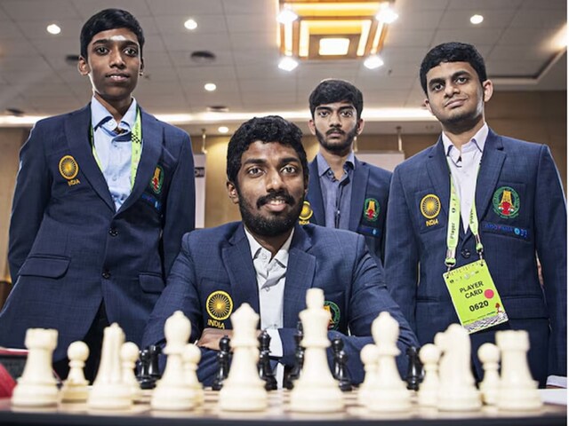 Chess Olympiad: मेंस टीम की अजरबैजान पर शानदार जीत, पांचवें राउंड के ...