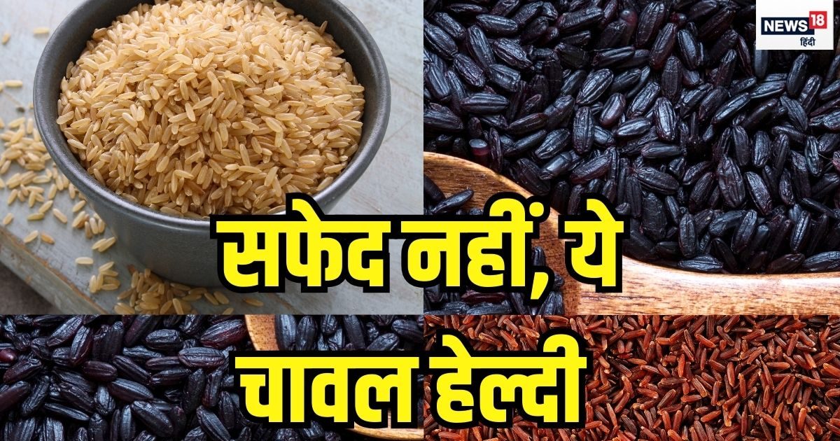 दिनभर में कितना चावल खाना चाहिए? जानें व्हाइट, रेड और ब्राउन राइस में ...