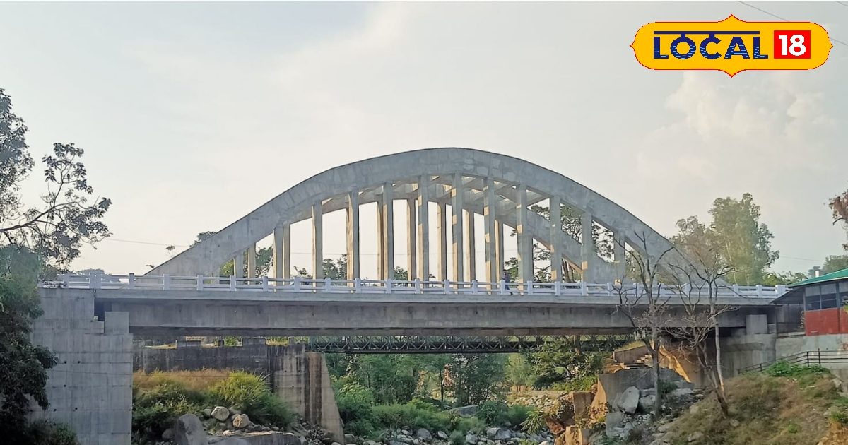 The bridge built in bow string arch style on Joginder Nagar-Sarkaghat ...