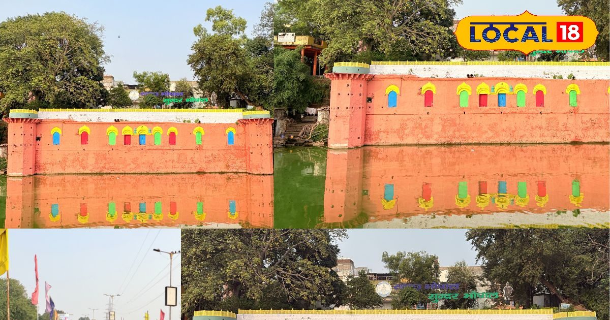 Badal Mahal fatehgarh wall decorated with colors see beautiful pictures