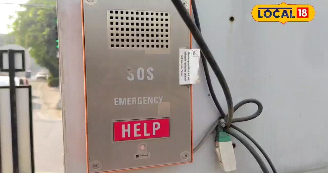 नोएडा के रेडलाइट्स पर लगे SOS सिस्टम का रियलिटी चेक, लोगों की मदद करने ...