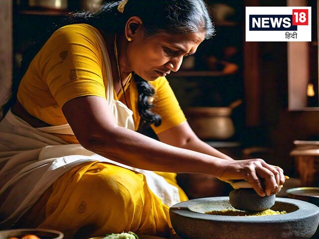 indian-traditional-tool-grinding stone-sil-batta-use in up bihar during ...