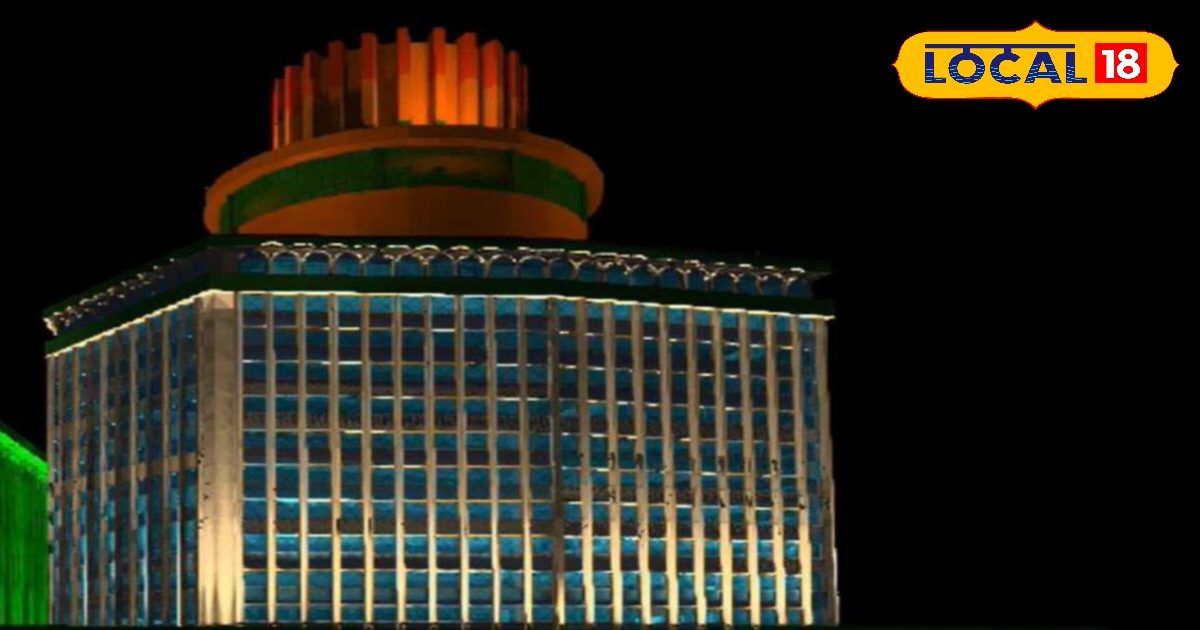 Biscoman Bhawan of Patna will be illuminated with facade lights Patna ...