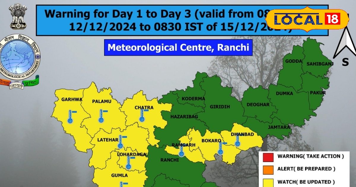 Jharkhand Weather Update mercury will fall due to effect of La Nina ...