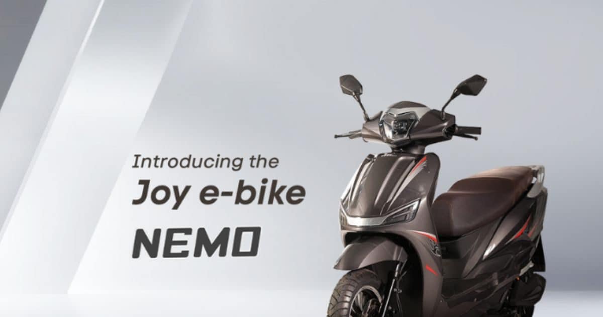Joy Nemo: 17 पैसे में 1 किलोमीटर भगाइए ये इलेक्ट्रिक स्कूटर, 65 Kmph की ...