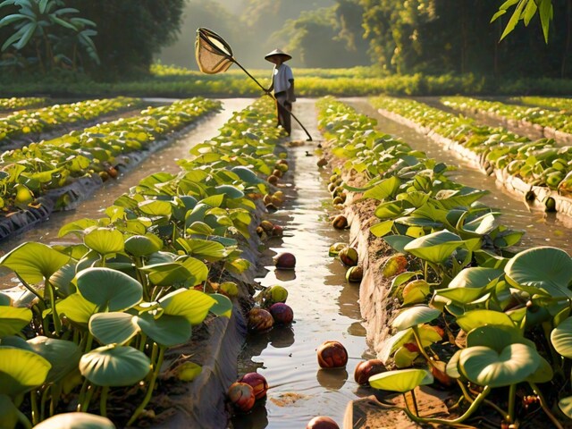 water chestnut cultivation success story and market challenge sa ...
