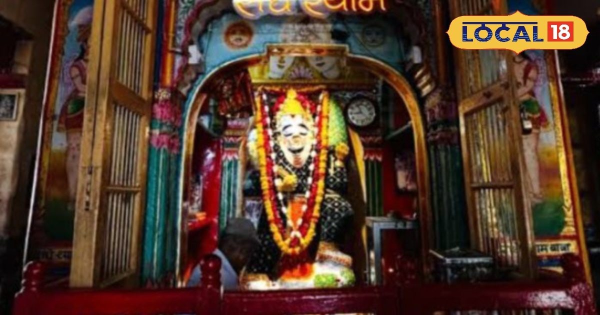 This temple of Balaji is 450 years old, Balaji is addressed as ...