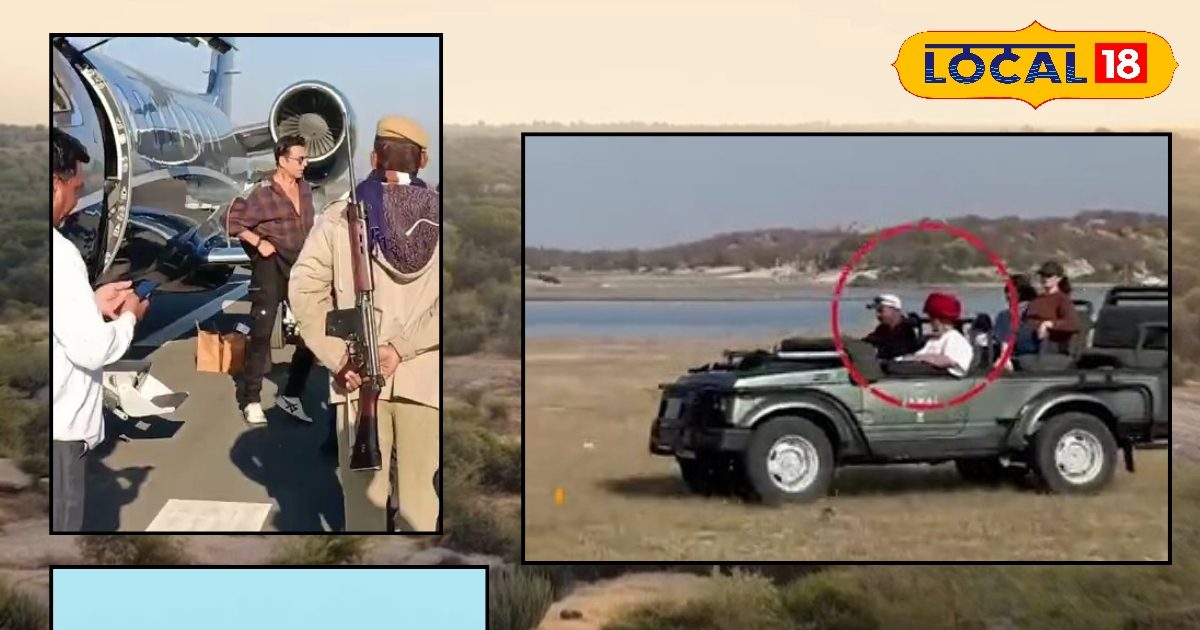 Film actor Akshay Kumar was seen enjoying the Jawai Leopard Safari in ...