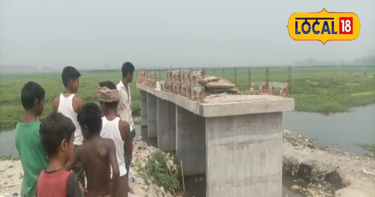 who is building an RCC bridge at this place in Purnia watch video