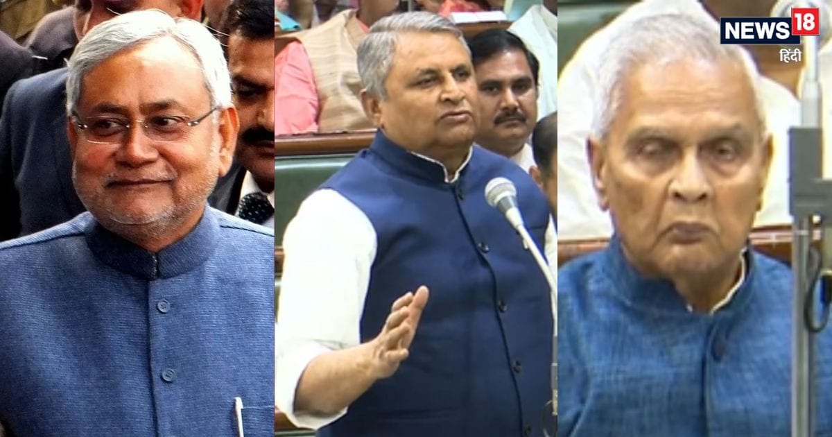 Bihar Assembly Session: बिहार विधानसभा में नीतीश कुमार और मंत्रियों की हंसी-मजाक.