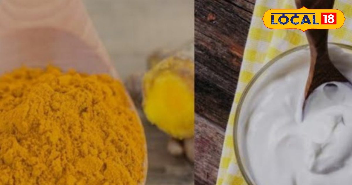 Benefits of Applying turmeric and curd mixed on skin - News18 हिंदी