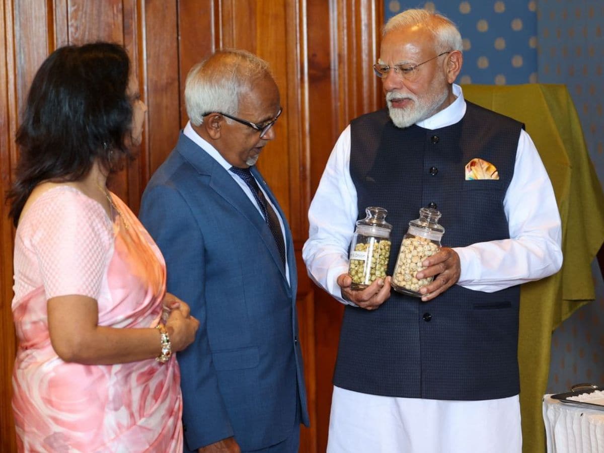 PM Modi Mauritius Visit: प्रमहाकुंभ से संगम का पानी, बनारस की साड़ी और ...