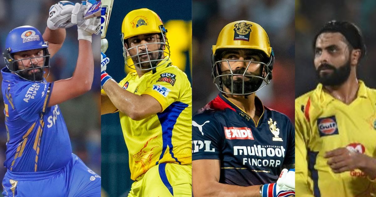 Virat Kohli MS Dhoni Rohit Sharma Ajinkya Rahane shikhar Dhawan ...