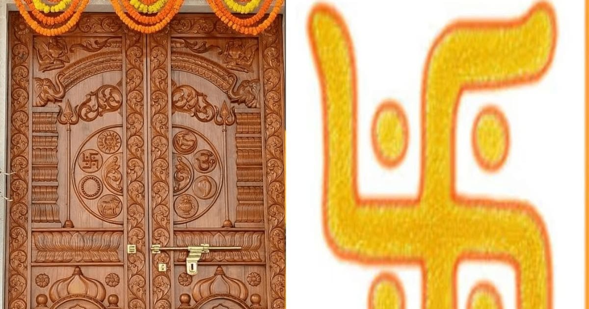 Swastik Symbol At Home: घर के मुख्य द्वार की किस दिशा में बनाएं ...
