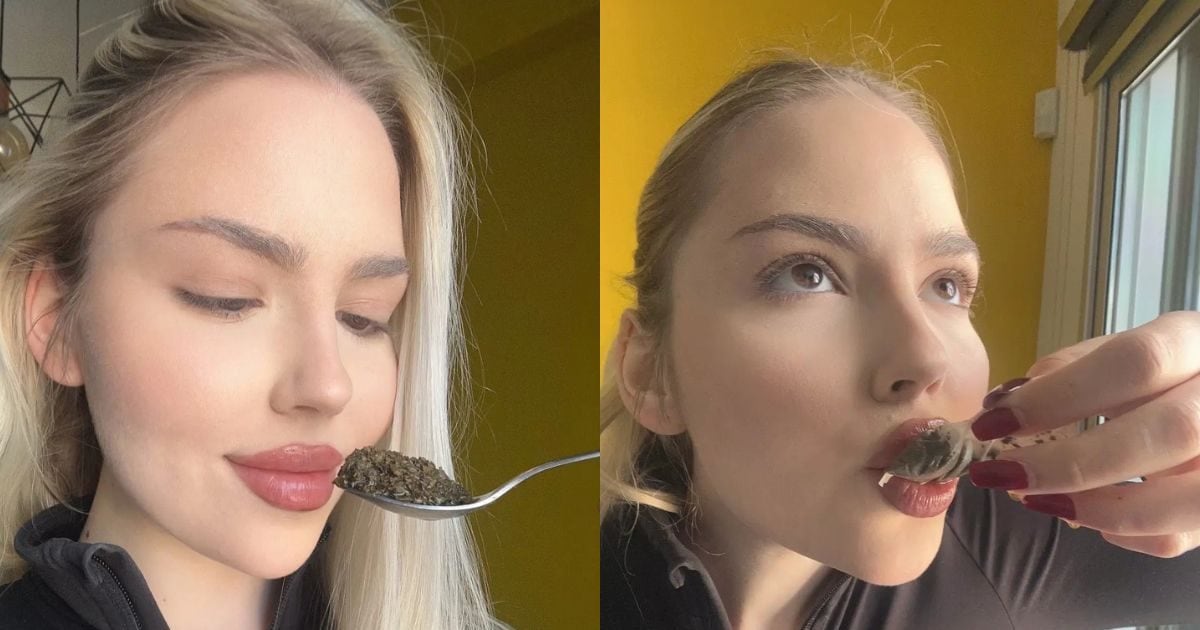 girl addicted to tea leaves eats twice daily - लड़की को है चाय का नशा, माउथ फ्रेशनर की तरह चबा ...