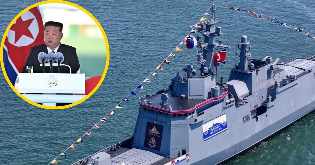 North Korea unveils 5000 ton destroyer | उत्तर कोरिया की दहाड़! ले आया ...