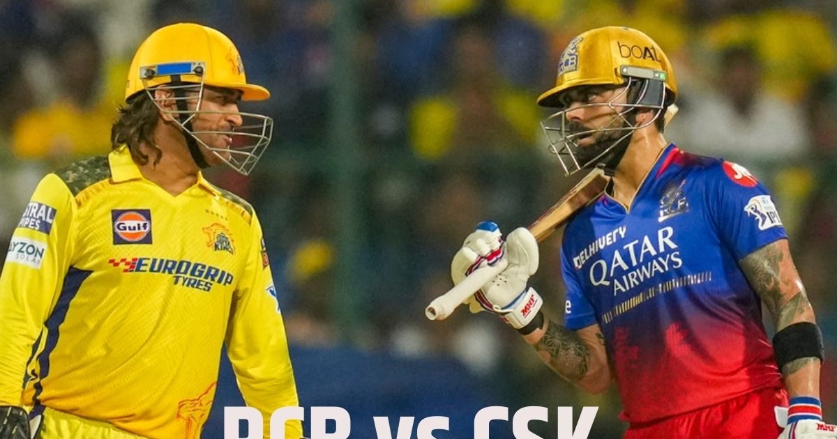 IPL 2025 RCB vs CSK Live Virat Kohli vs MS Dhoni | विराट कोहली - एमएस ...