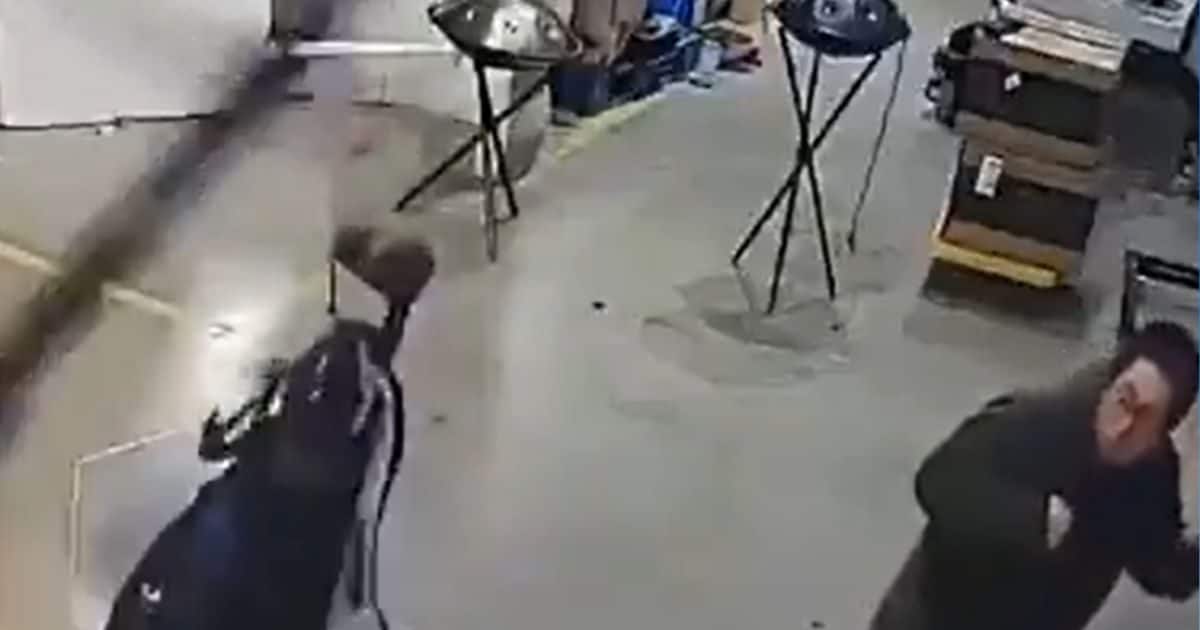 Viral Video Robot Attacks Worker in Chinese Factory while testing - हो ...