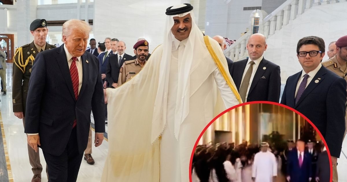 UAE welcomes Trump with traditional Al Ayala dance | यूएई की पारंपरिक ...