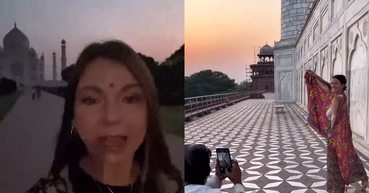 Foreigner girl first to reach inside taj mahal at 4 am in the morning ...