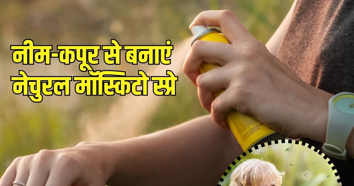 natural mosquito spray with neem-camphor : नीम और कपूर से बना मच्छर ...