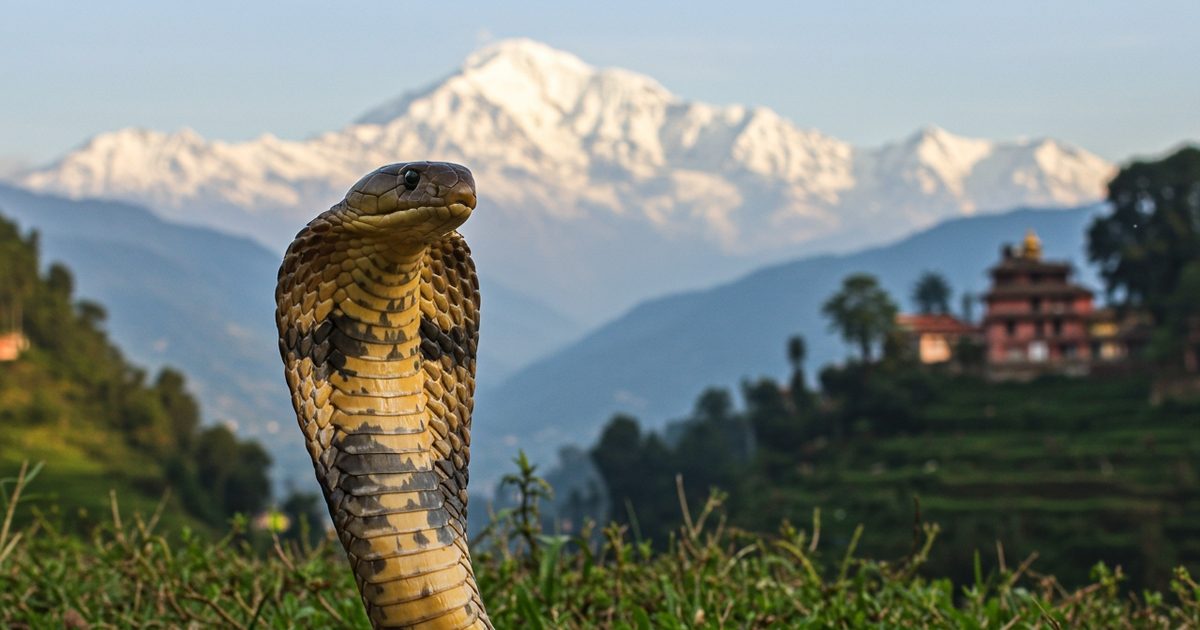 King Cobra Snake In Kathmandu: काठमांडू में जलवायु परिवर्तन के कारण बढ़ ...