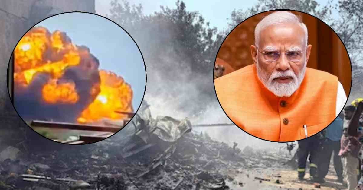 PM Modi on Plane Crash । Plane Crash in Ahmedabad । Ahmedabad Plane ...