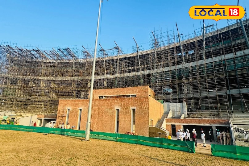 Bihar first international cricket stadium in rajgir made by black soil ...