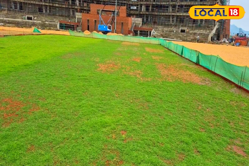 Bihar first international cricket stadium in rajgir made by black soil ...