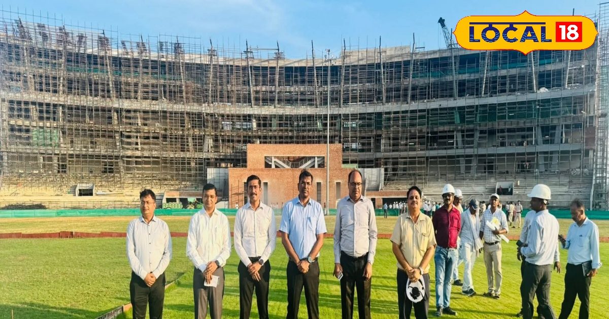 Bihar first international cricket stadium in rajgir made by black soil ...