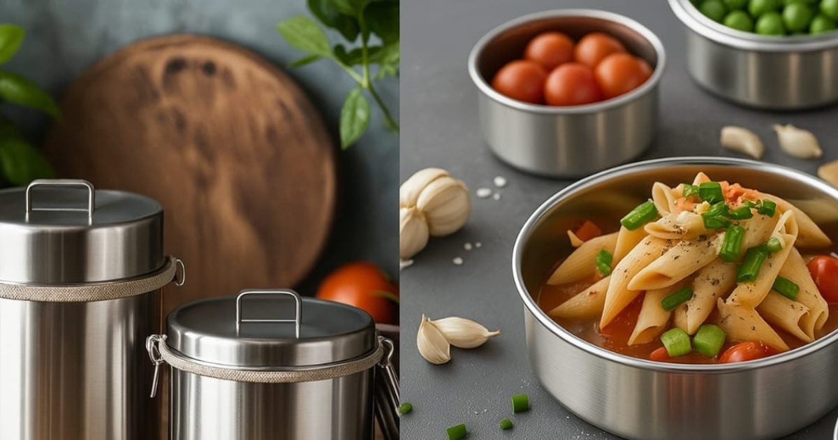 steel containers kitchen tips । स्टील के डिब्बों में क्या न रखें ...