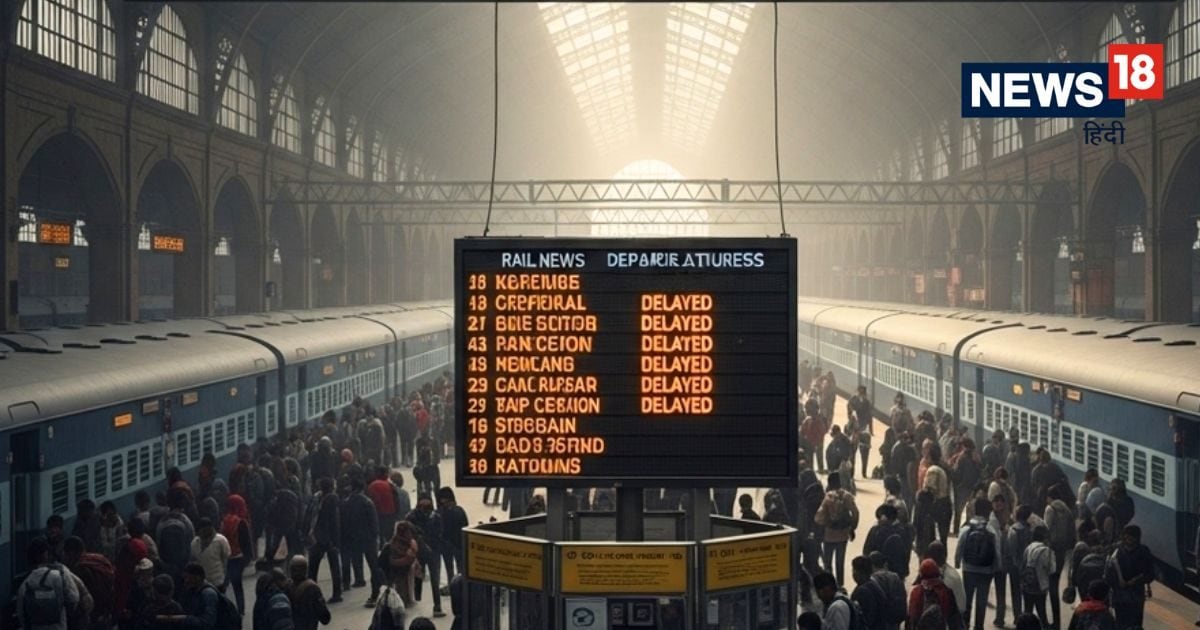 Railway News | Kanpur News | स्‍टेशन पर यात्री खड़े रह गए, ना जाने कब आईं ट्रेनें, 783 पैसेंजर्स ...