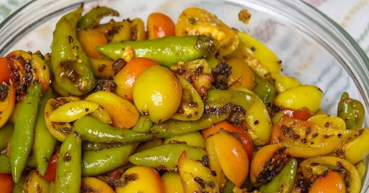 how to make karonda mirch ki sabzi recipe । करौंदा हरी मिर्च की सब्जी ...