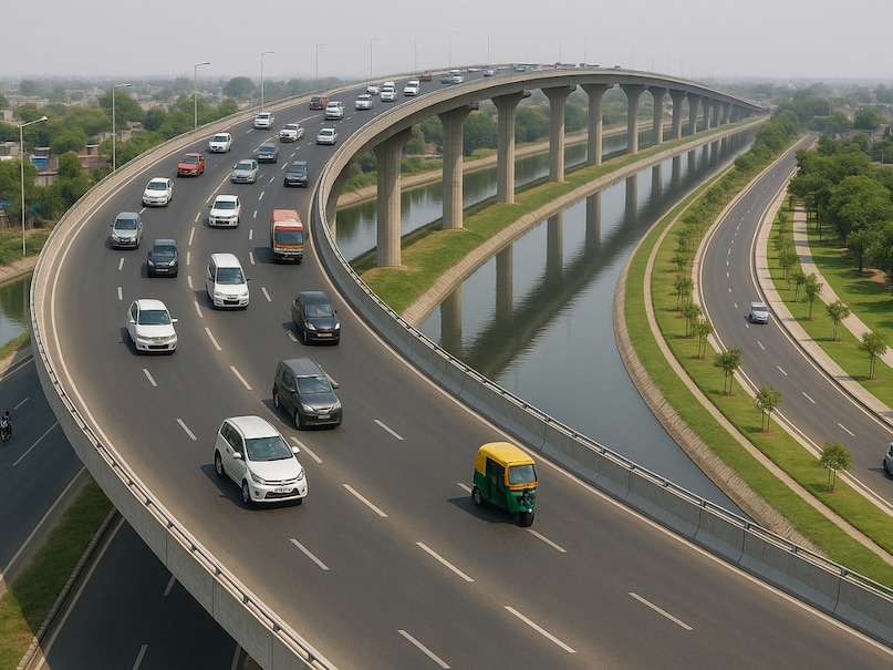 Munak Canal Elevated Road: नीचे पानी बहेगा, ऊपर गाड़‍ियां चलेंगी ...