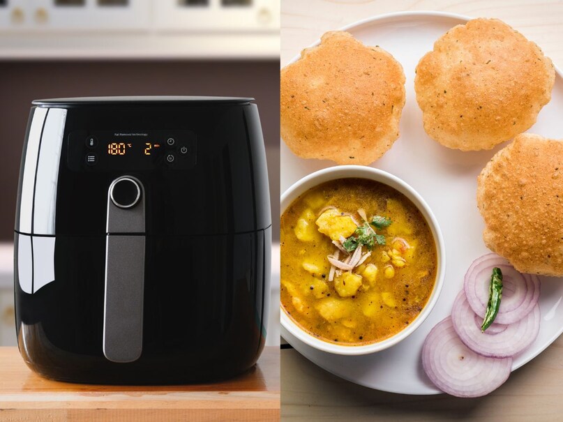 How to make crispy and fluffy puri without Oil: बिना तेल के फूली और ...