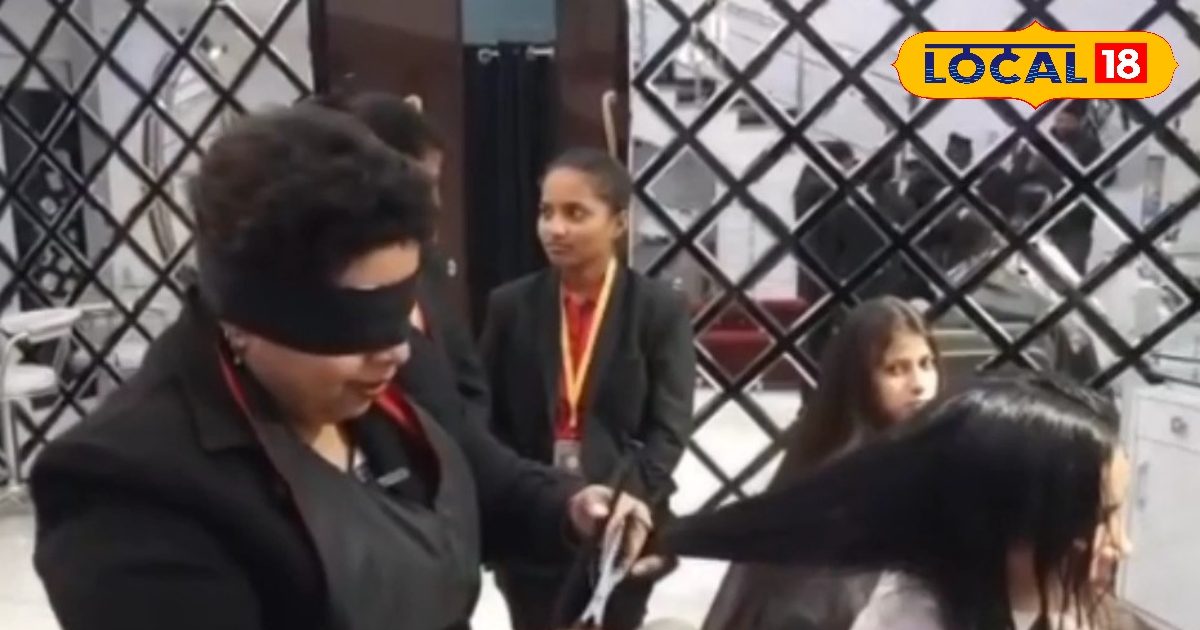 सहारनपुर की पूनम बाली... जुनून से सीखा अनोखा हुनर, आंखों पर पट्टी ...