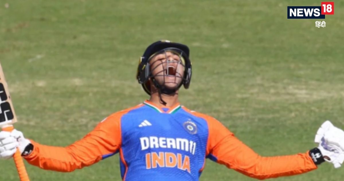 Abhishek Sharma created history: अभिषेक शर्मा लक्ष्य का पीछा करते हुए ...