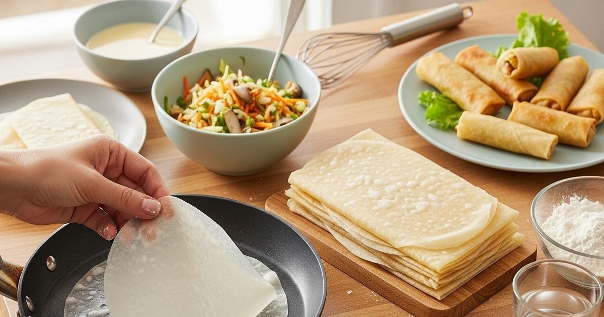 Spring roll sheets recipe। आसान स्प्रिंग रोल रेसिपी - News18 हिंदी