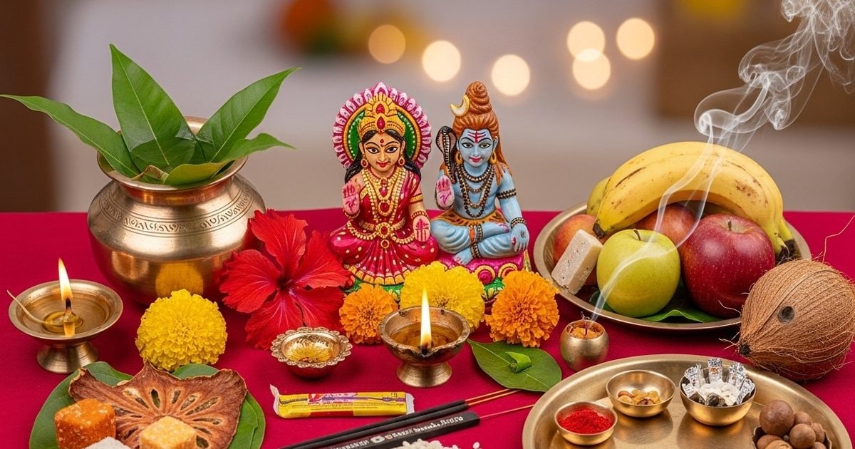 hartalika teej 2025 puja samagri list | हरतालिक तीज की पूजा सामाग्री ...