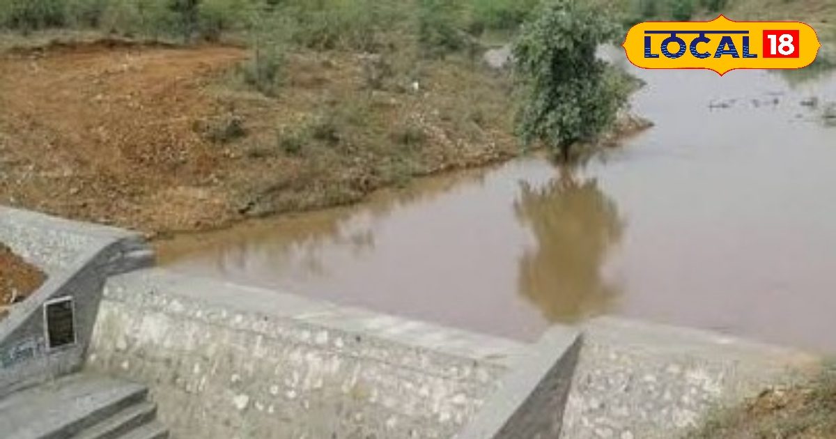 Check dams are built for water storage in rural areas. The water stored ...