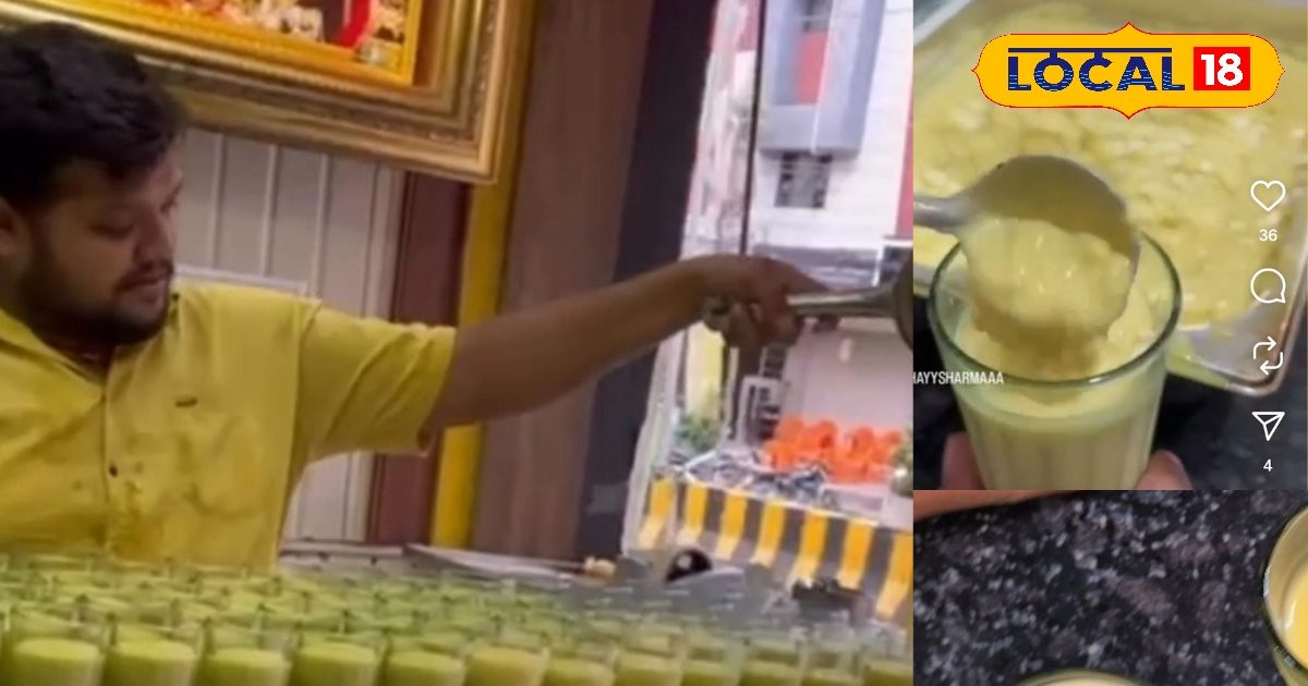 Famous rabdi lassi in indore famous for unique style - Madhya Pradesh News