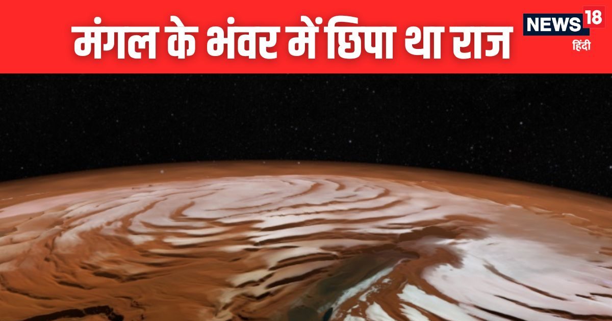 Mars north polar vortex ozone layer like earth | मंगल पर मिला ओजोन की ...