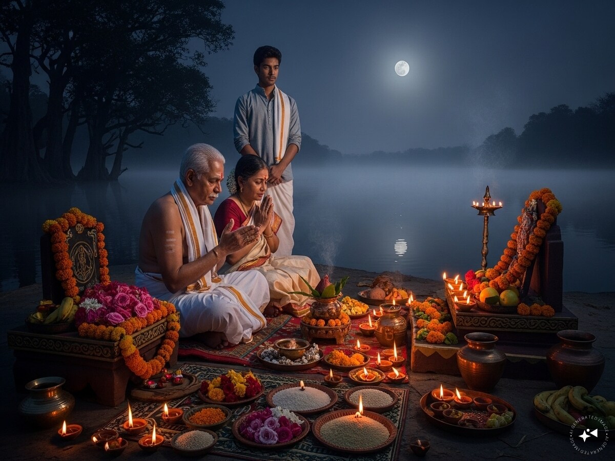 bhadrapada purnima shradh Paksh 2025 today know how to shradh tarpan during chandra grahan sutak ...