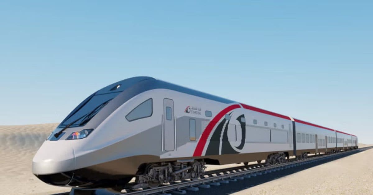 UAE News Etihad Rail High Speed Train 200 KM Per Hour 11 Stations 400 ...