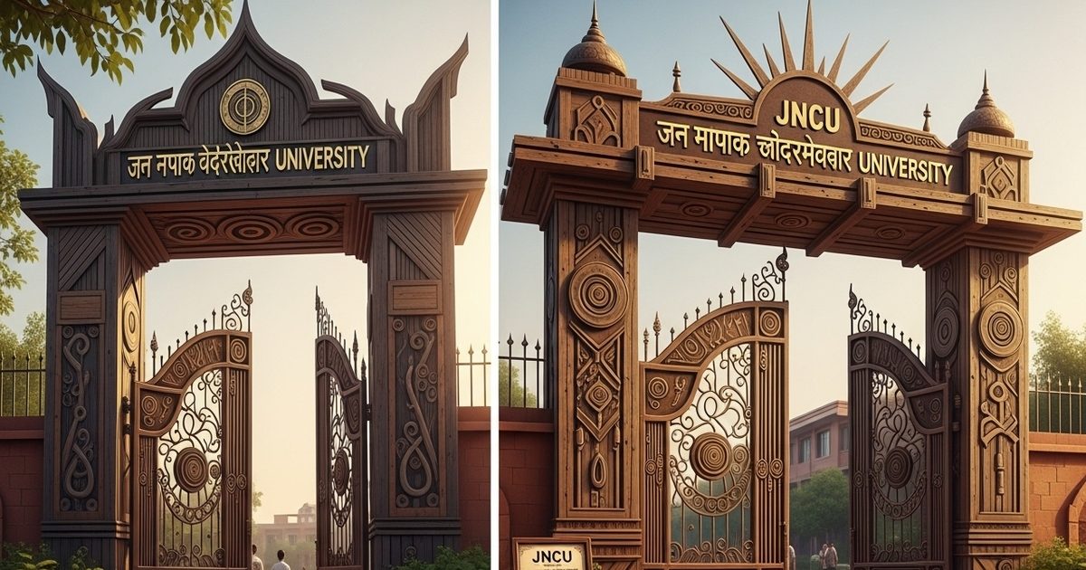 JNCU में कबाड़ से कमाल... बेकार पड़ी लकड़ी, लोहे से बना दिए 2 शानदार ...